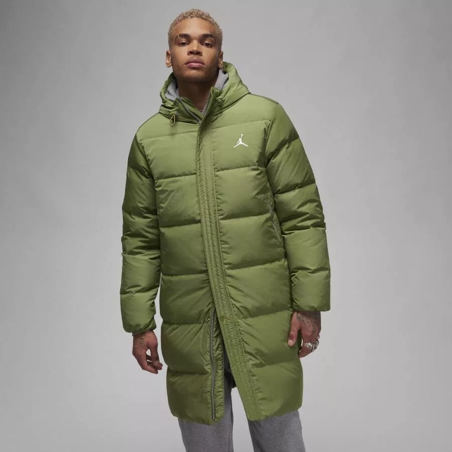 Nike M Jordan Ess Stmt Down Parka Darkolivegreen s.M PandaShop.md