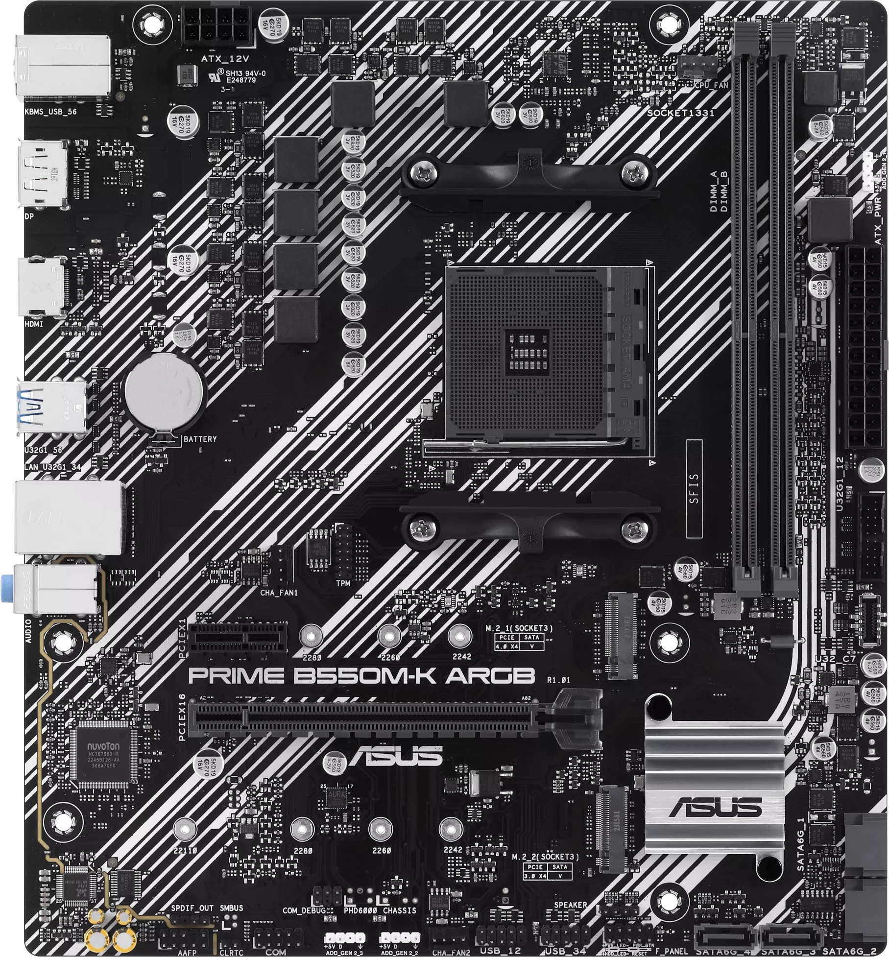 Материнская плата Asus Prime B550M-K ARGB - купить по цене 2 115 лей с ...
