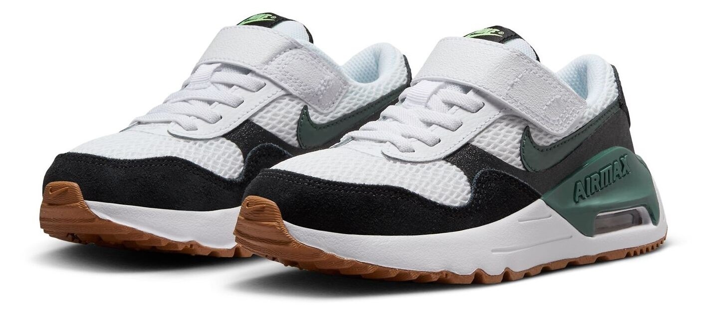 Кроссовки детские Nike Air Max Systm (Ps) White/Black/Barely Volt ...