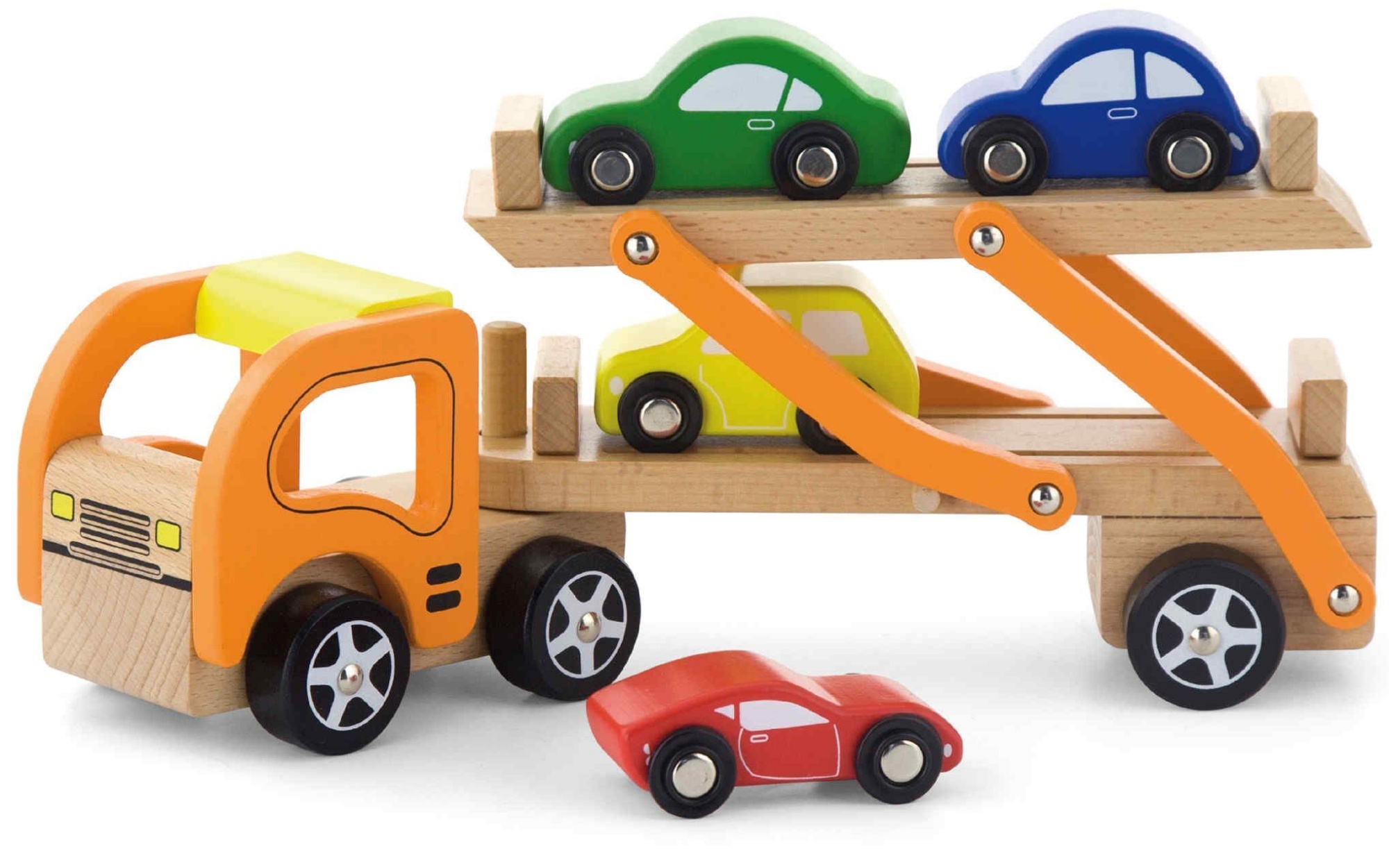 Набор машин Viga Car Carrier (44641), купить по выгодной цене с ...