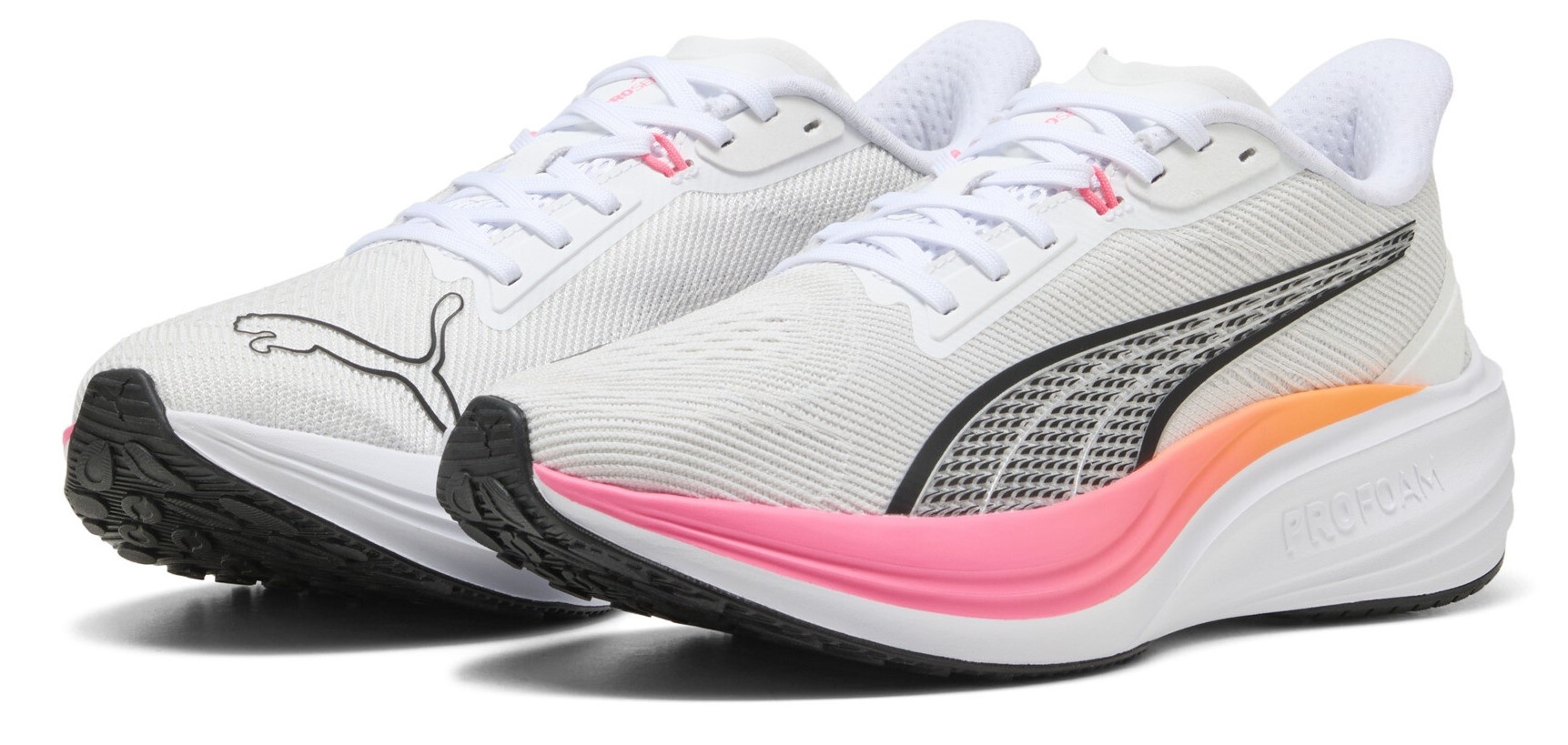 Кроссовки женские Puma Darter Pro Puma White/Sun Struck/Heat Fire, s.37 ...