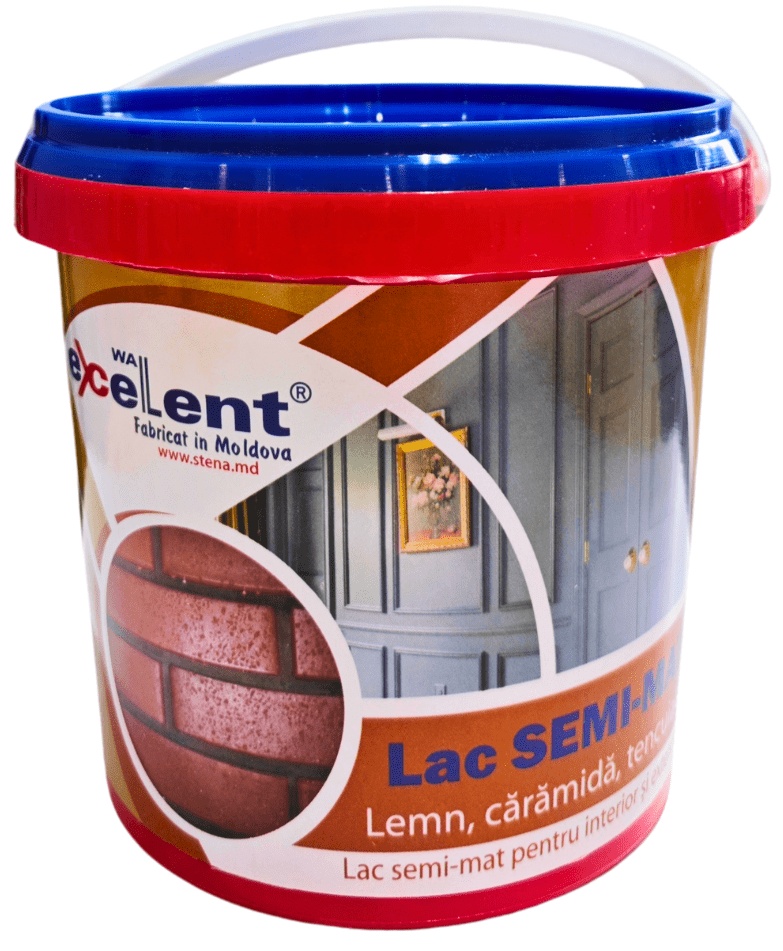 Lac Excelent Wall SEMI-MAT 1kg-5-10m2 Transparent, cumpără la prețul de ...