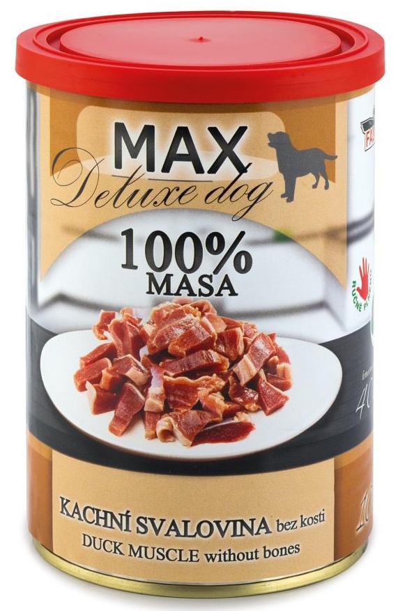 Hrană umedă pentru câini Falco Max Deluxe Duck 400g, cumpără la prețul ...