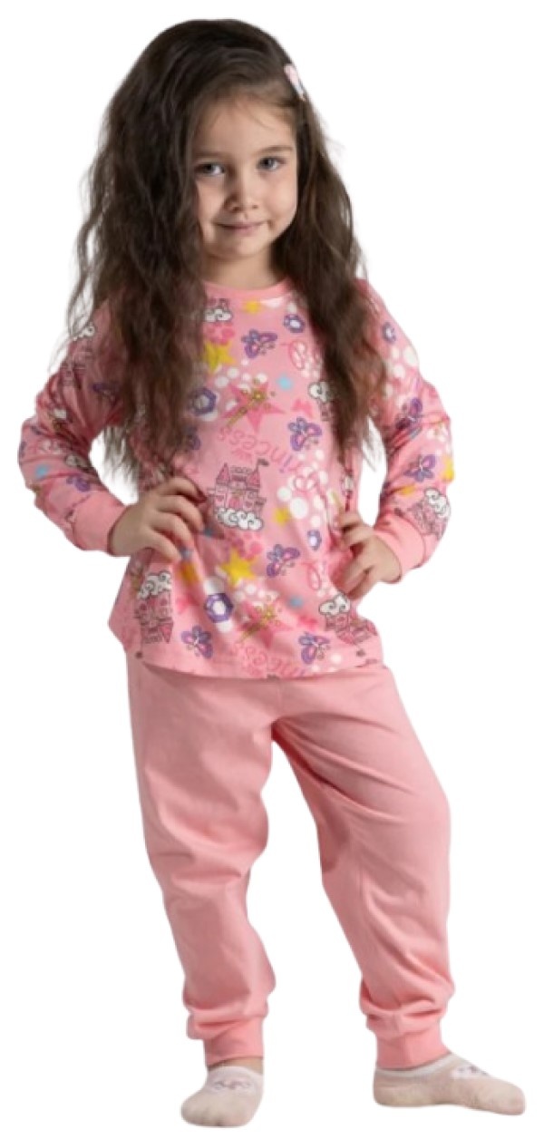Детская пижама Bumbacel GPJ26003_1912_S26 Pink, 5-6 years - купить по ...
