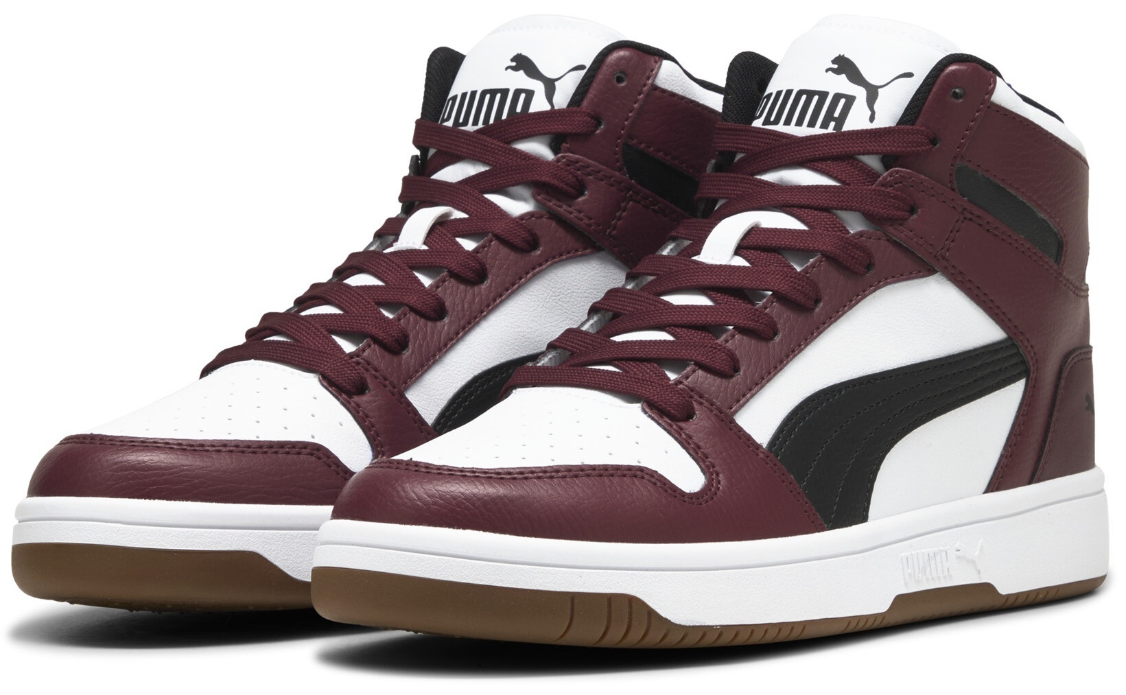 Bocanci pentru bărbați Puma Rebound Layup Rcl Ruby Shimmer/Puma Black ...