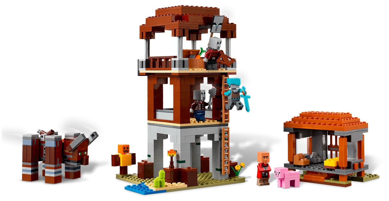 Конструктор Lego Minecraft: The Pillager Outpost And Ravager (21278 ...