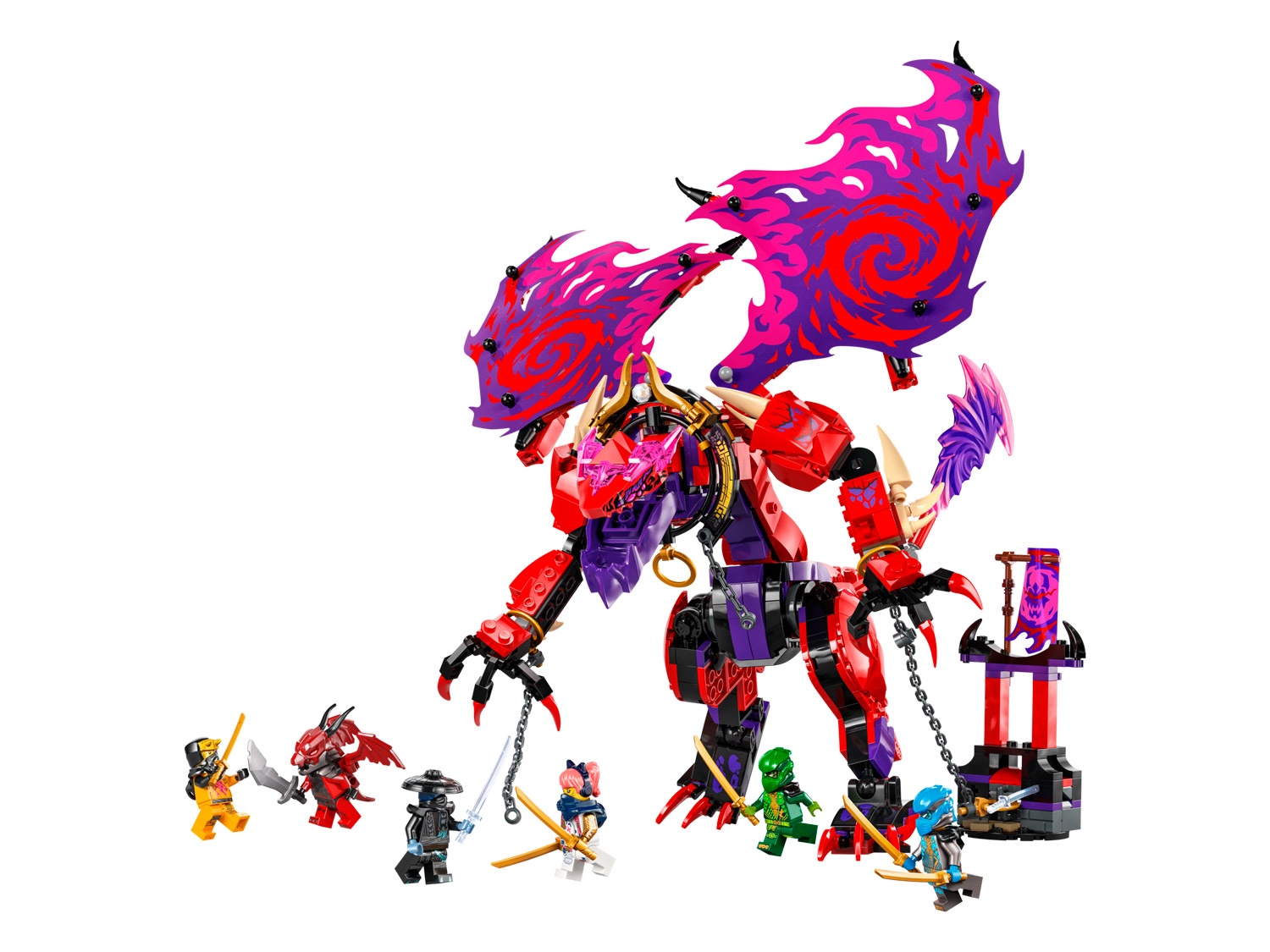 Конструктор Lego Ninjago: Thunderfang Dragon Of Chaos (71832) – купить ...