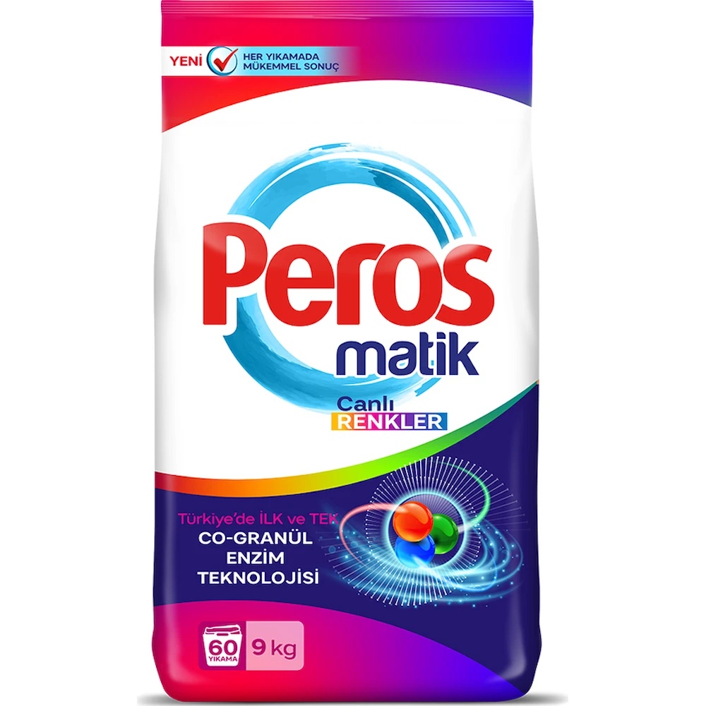 Detergent pudră Peros Bright Colors 9kg – cumpără în Chișinău și ...