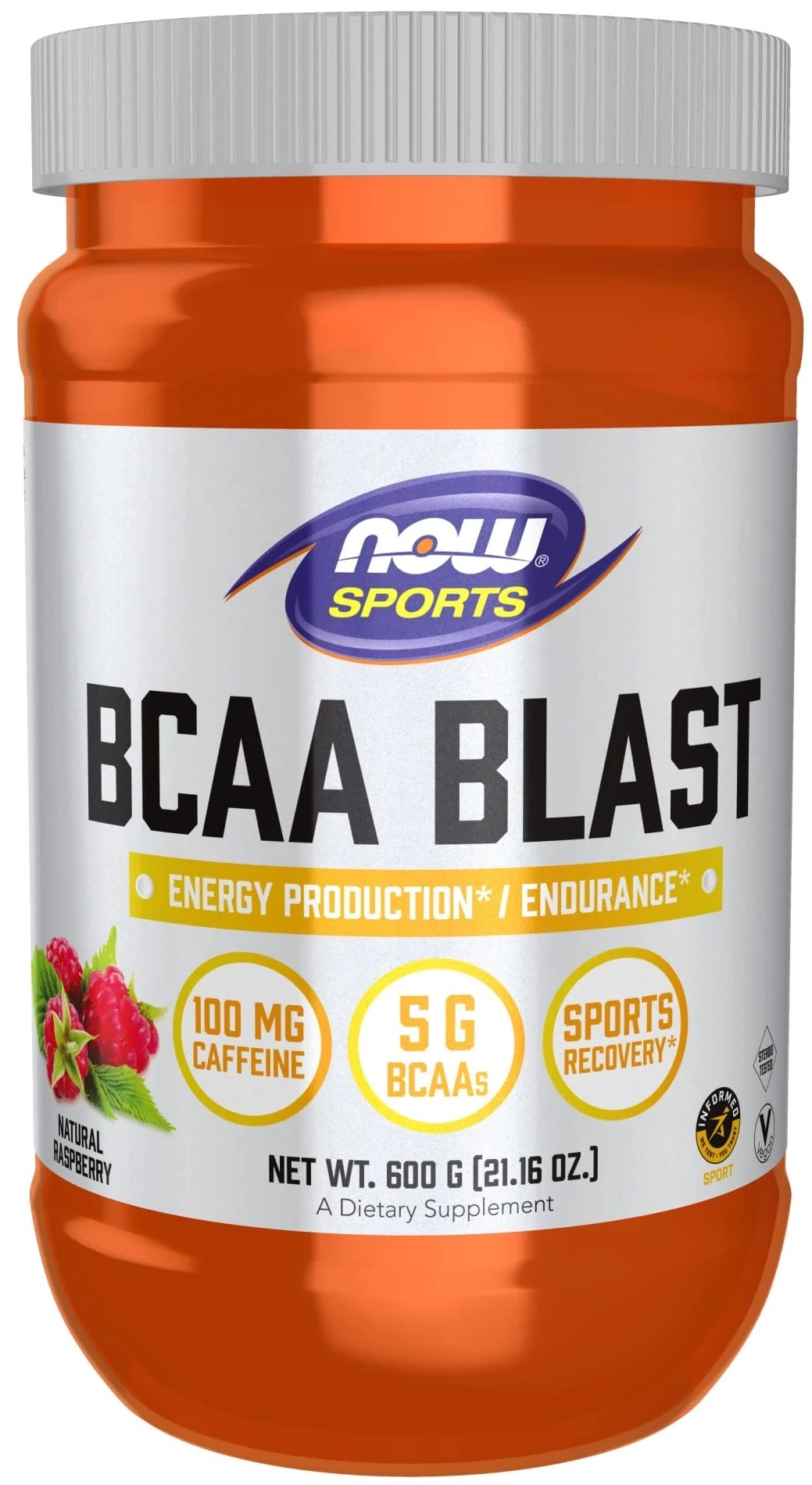 Aminoacizi NOW BCAA Blast Natural Raspberry 600g, cumpără la prețul de ...