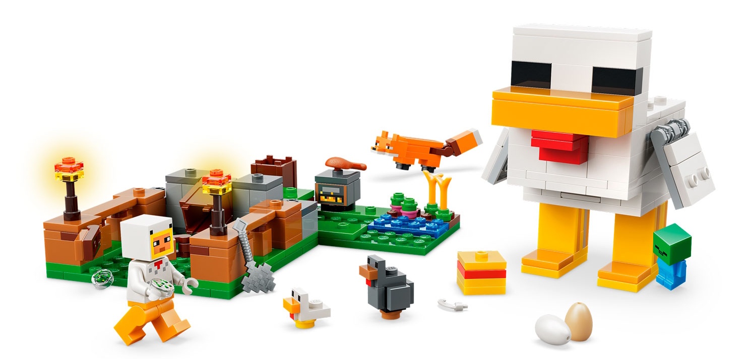 Конструктор Lego Minecraft: Chicken Farm (21585) – купить в Кишиневе и ...