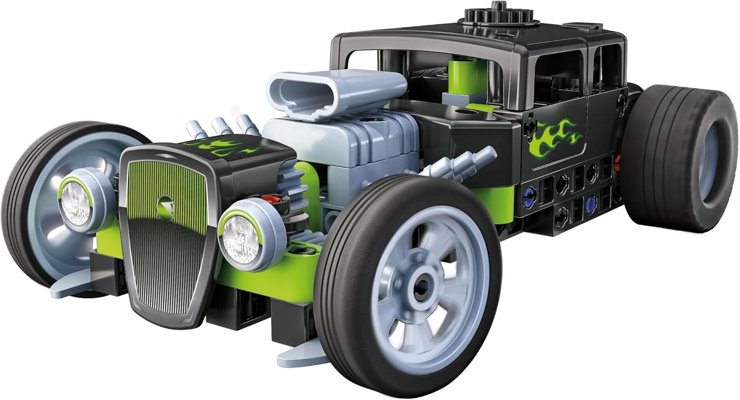 Set de construcție Clementoni Mechanics Hot Rod And Race Truck (75076 ...