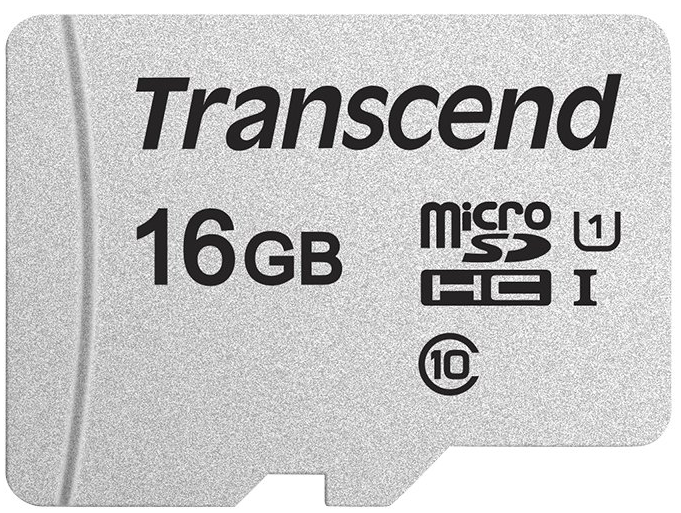 Карта памяти Transcend MicroSD 16Gb Class 10 UHS-I (TS16GUSD300S ...