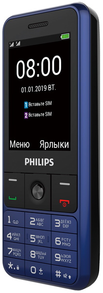 Мобильный телефон Philips E182 Blue – PandaShop.md. Купить мобильный телефон Philips E182 Blue ...