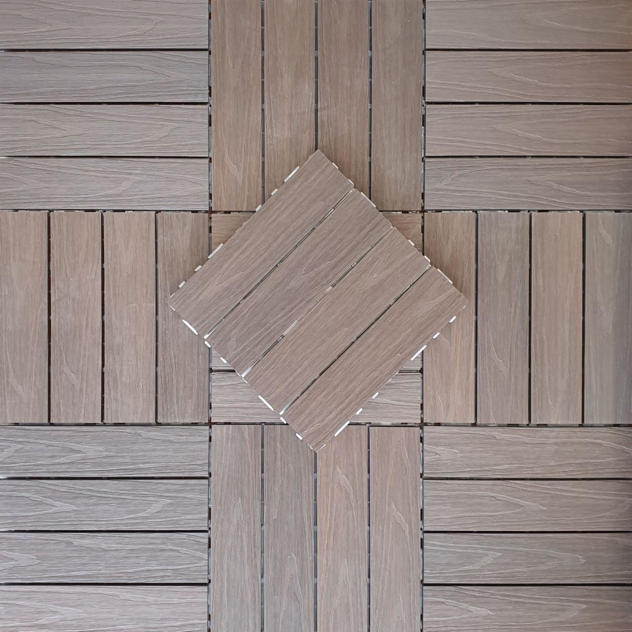 Scandura pentru terasa DIY Antique Plastic Composite (white base ...