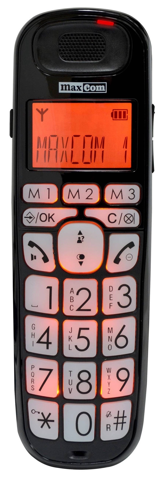 Беспроводоной телефон Maxcom MC6800 Big Button Black - купить по цене ...
